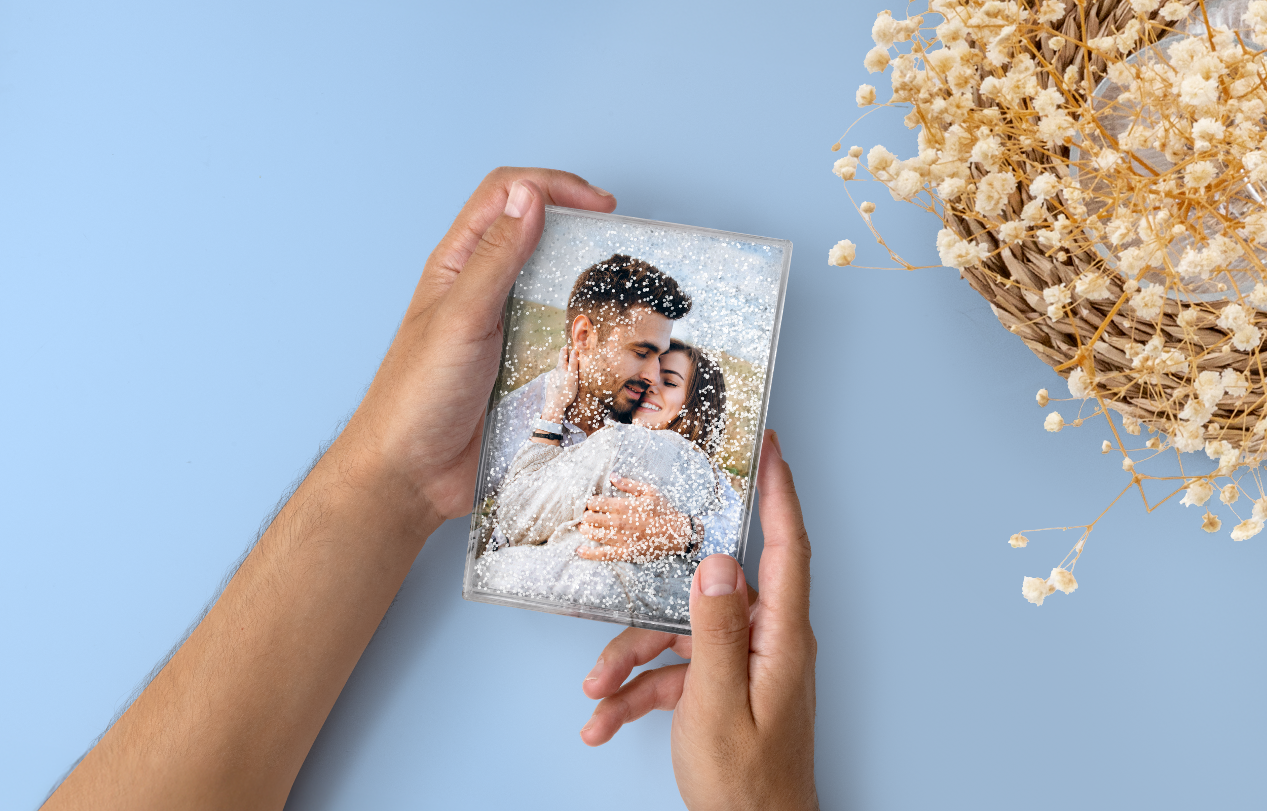 Shake Frame - Glitzer‑Fotorahmen und individuelles Geschenk