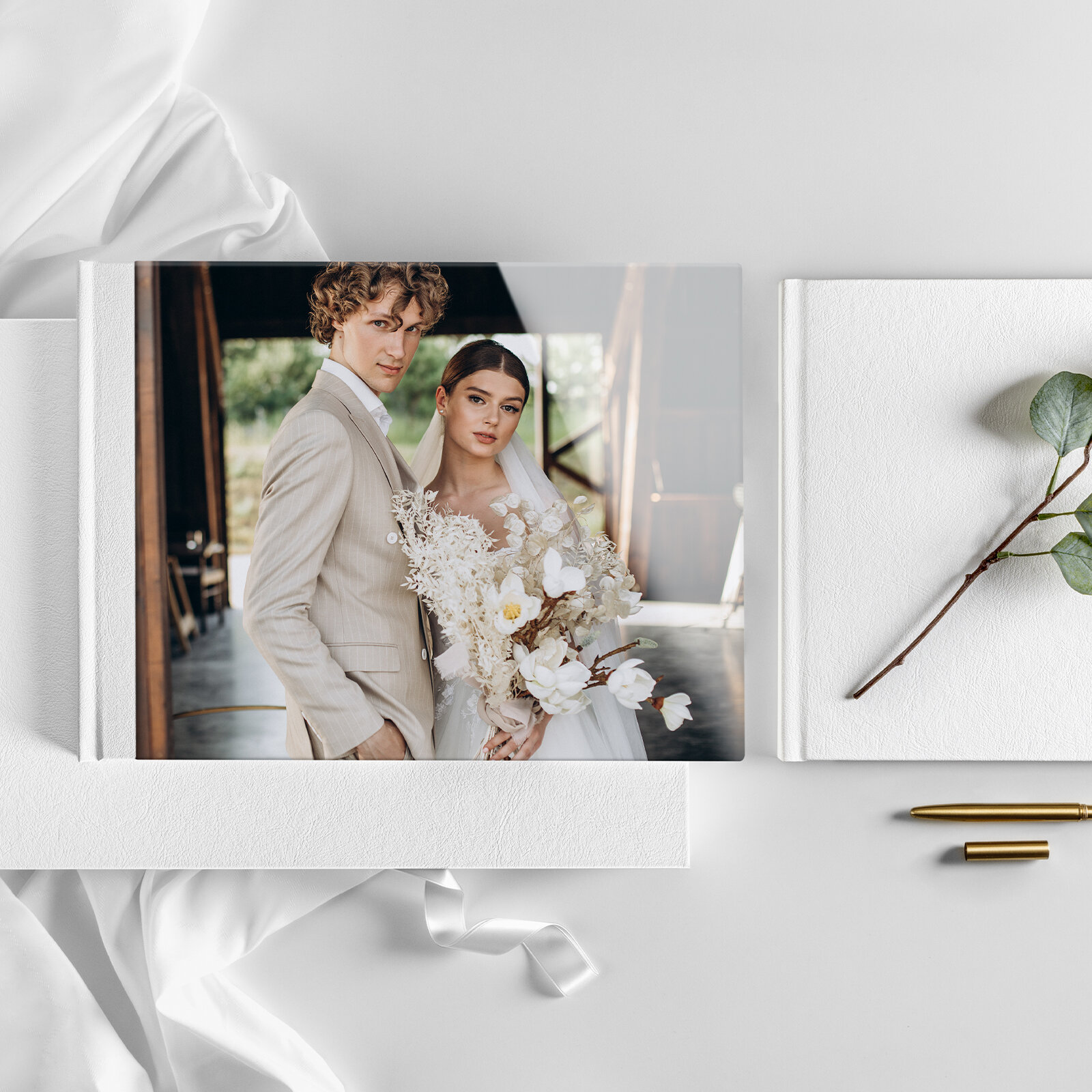 Professional Line Acrylic Glass Cover Photo Book